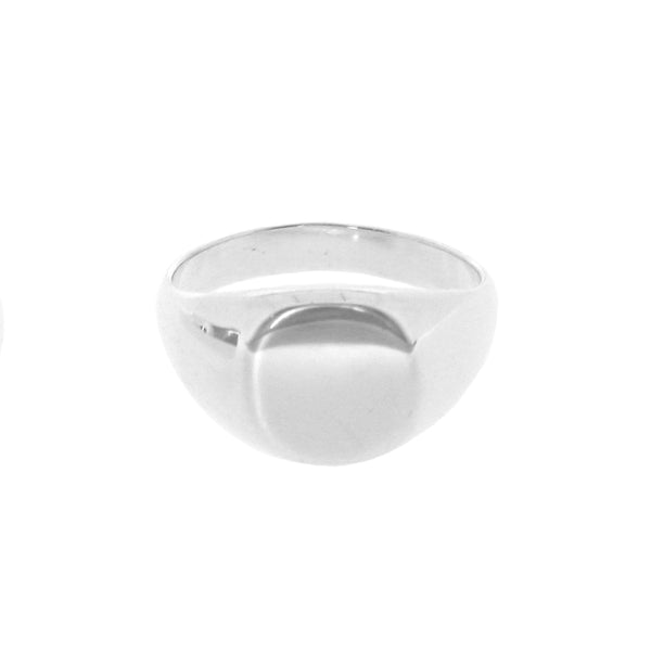 Flat Silver Signet Ring – Outrage Jewellers